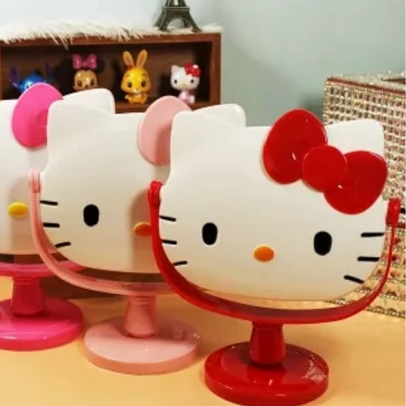 Hello Kitty | Makeup | Hello Kitty Stand Mirror | Poshmark